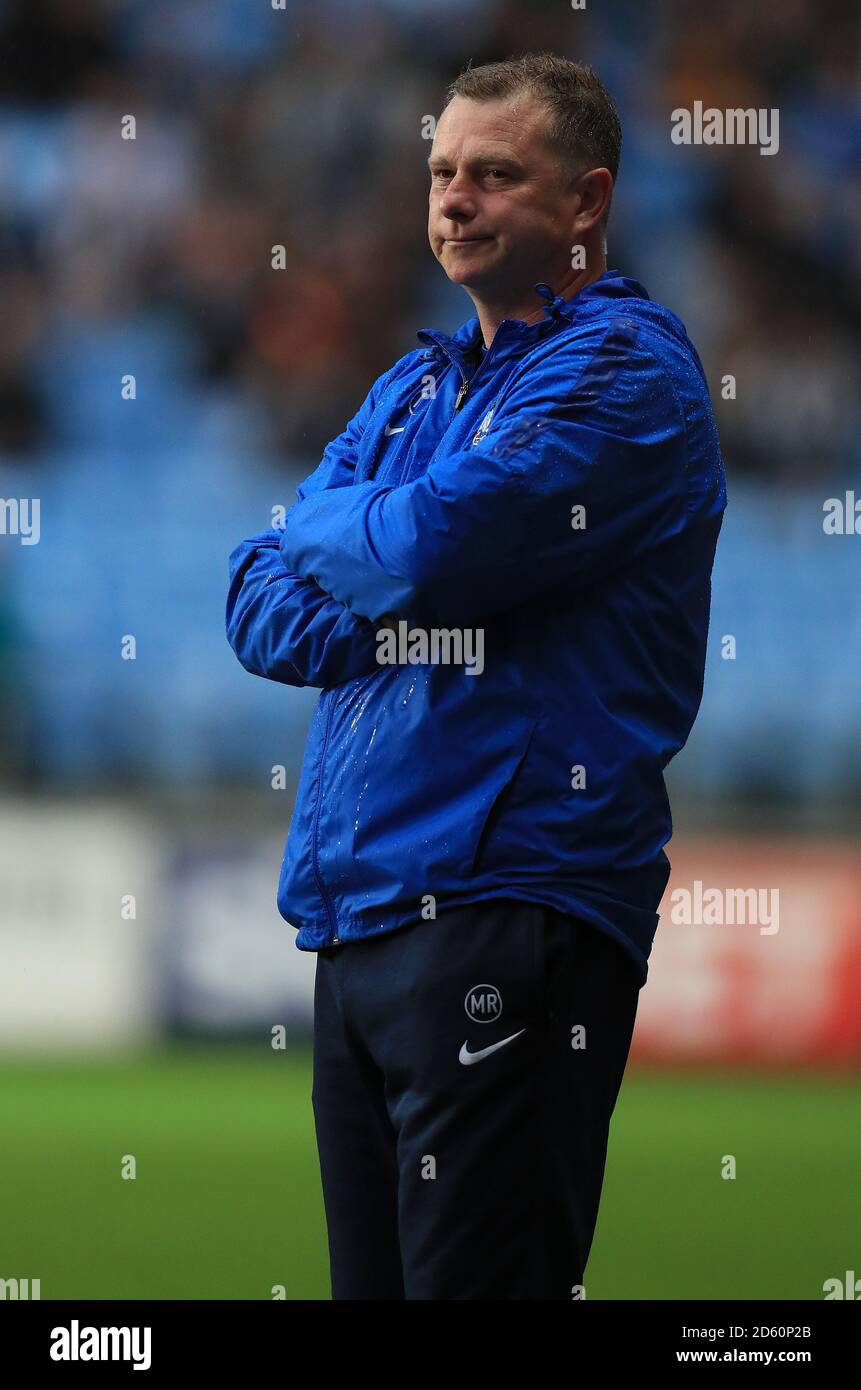 Coventry City's manager Mark Robins Stock Photo - Alamy