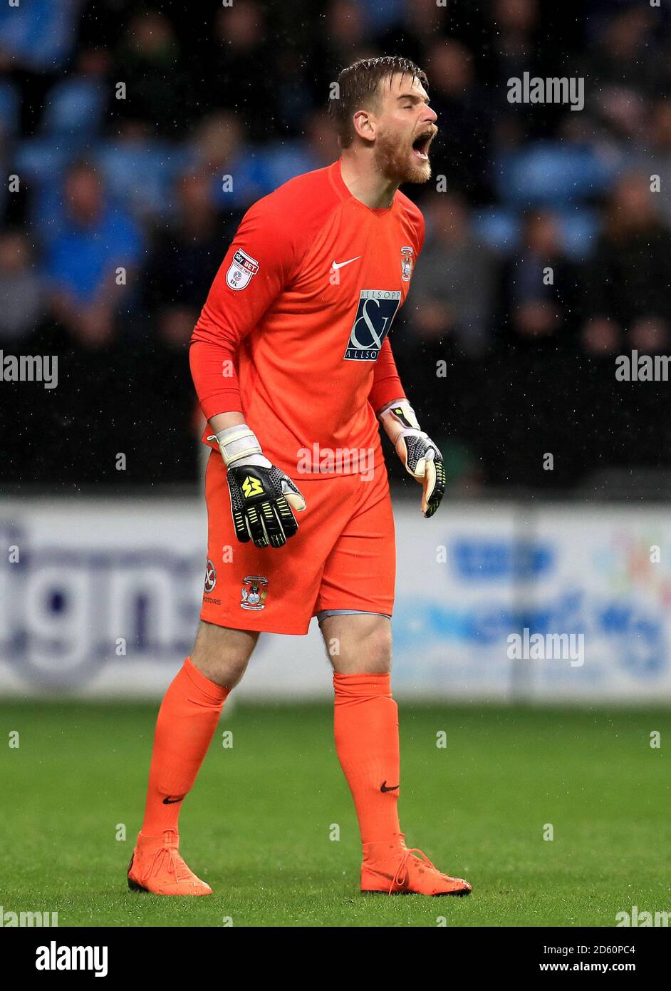 Coventry City goalkeeper Lee Burge Stock Photo - Alamy