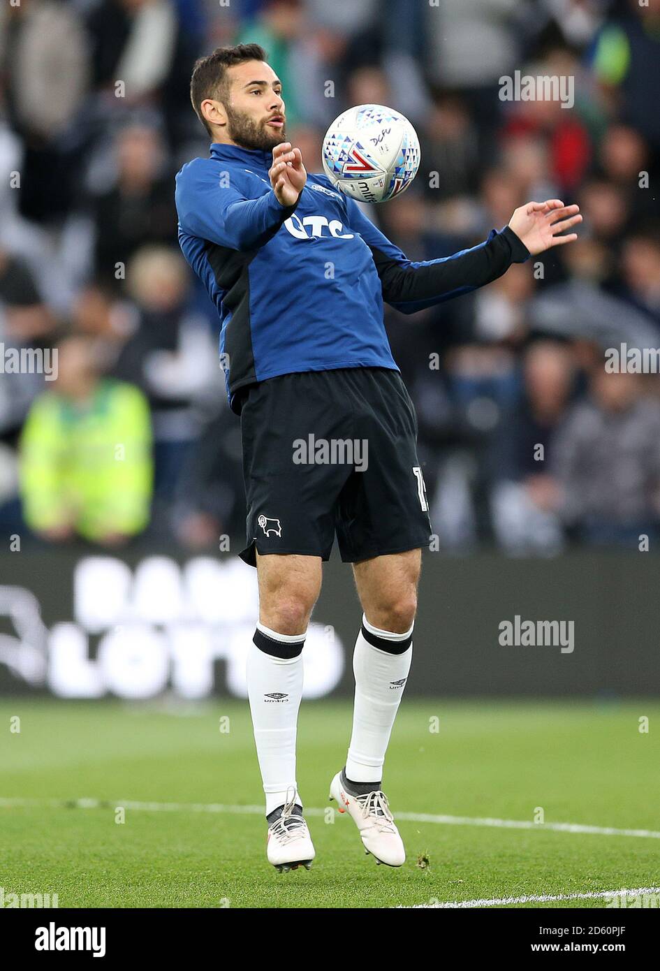 Derby County's Bradley Johnson Stock Photo - Alamy