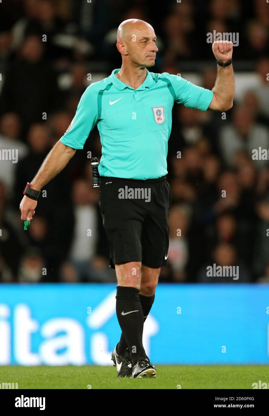 Match referee Roger East Stock Photo - Alamy