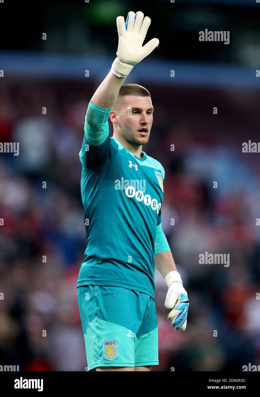 Aston Villa goalkeeper Sam Johnstone Stock Photo - Alamy