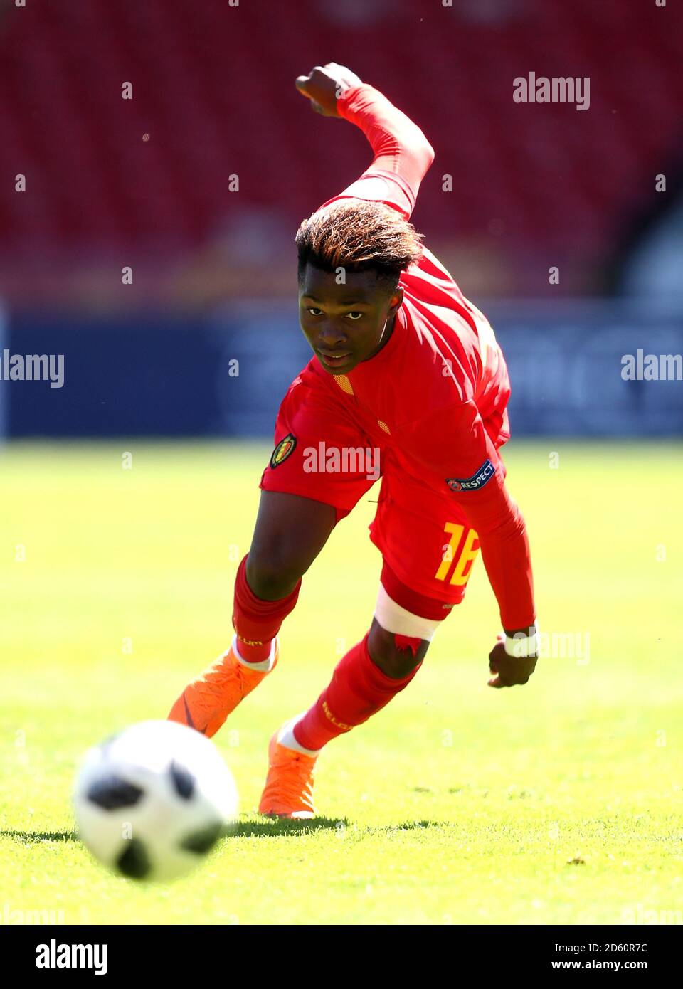 Belgium's Largie Ramazani Stock Photo - Alamy