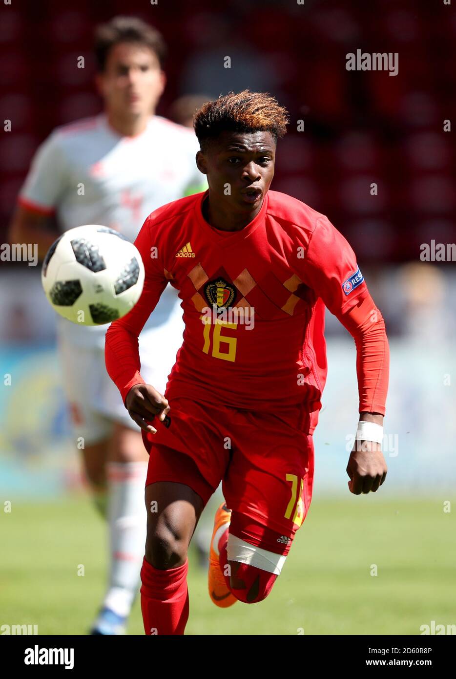 Belgium's Largie Ramazani Stock Photo - Alamy