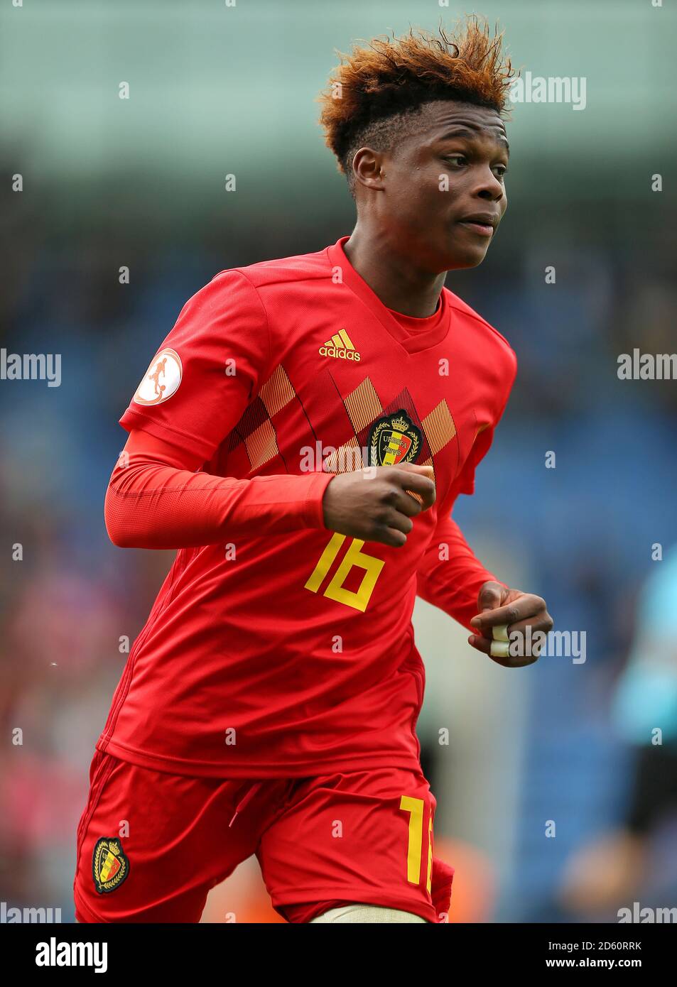 Belgium's Largie Ramazani Stock Photo - Alamy