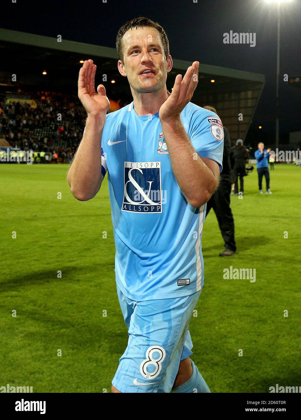 Coventry City's Michael Doyle celebrates after the final whistle Stock ...