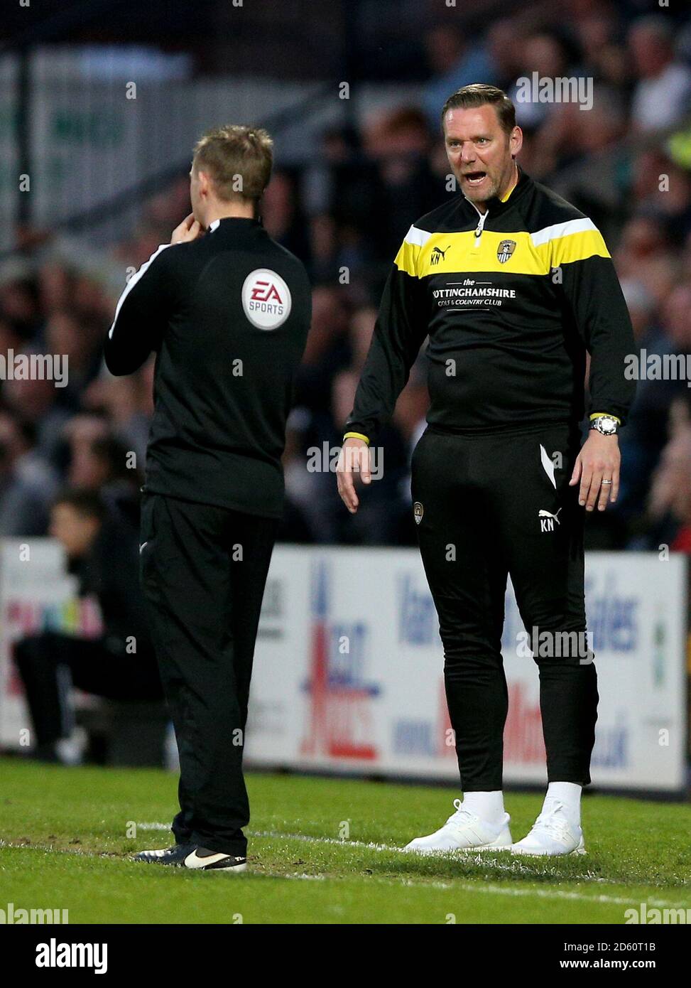 Notts County manager Kevin Nolan Stock Photo - Alamy