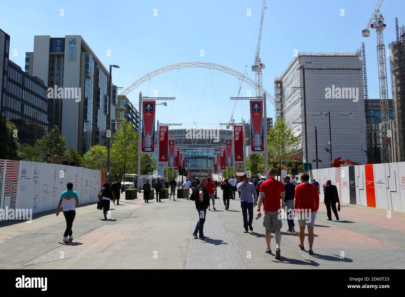 Wembley way fa cup hi-res stock photography and images - Alamy