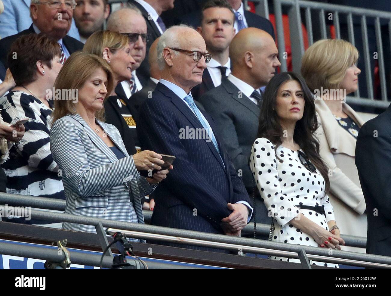 Chelsea chairman Bruce Buck with director Marina Granovskaia (right) in ...