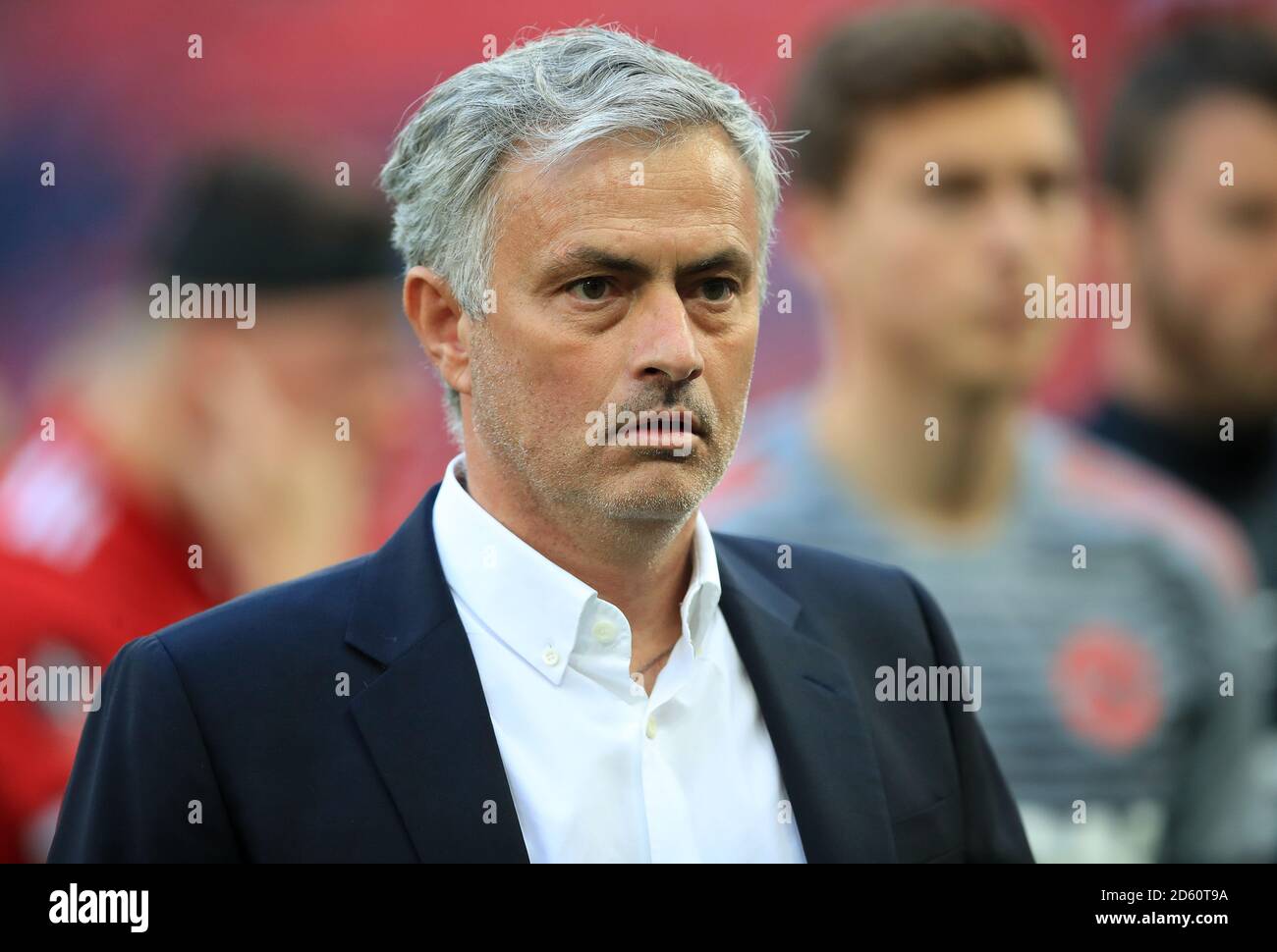 Manchester United manager Jose Mourinho after the game Stock Photo - Alamy