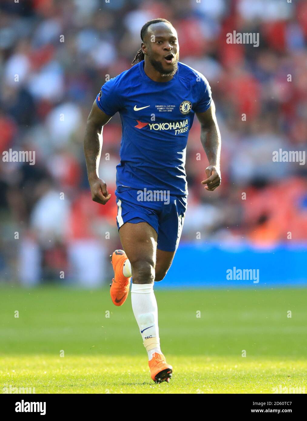Chelsea's Victor Moses Stock Photo - Alamy