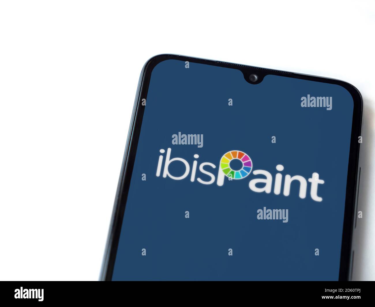 Lod, Israel - July 8, 2020: Ibis Paint X app launch screen with logo on ...