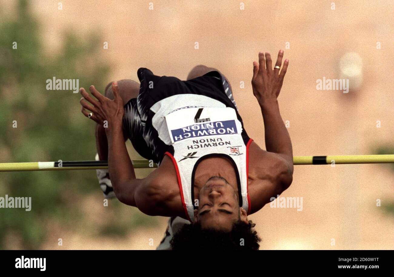 Great Britain's Ben Challenger clears the bar during the men's high ...