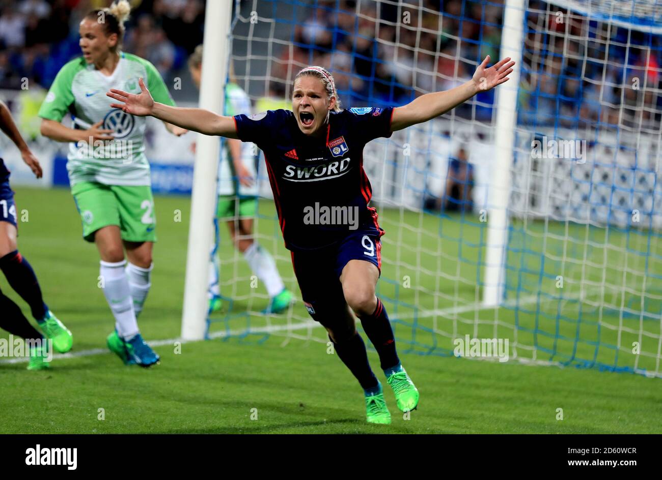 Football ucl full length goal hi-res stock photography and images - Alamy