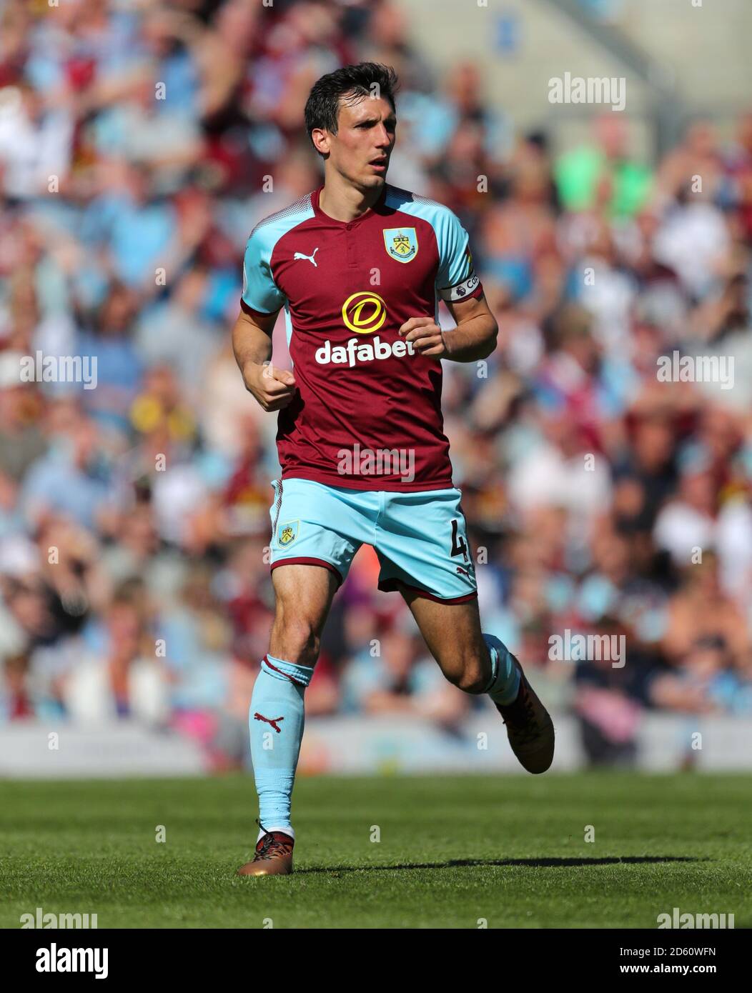 Burnley's Kevin Long Stock Photo - Alamy