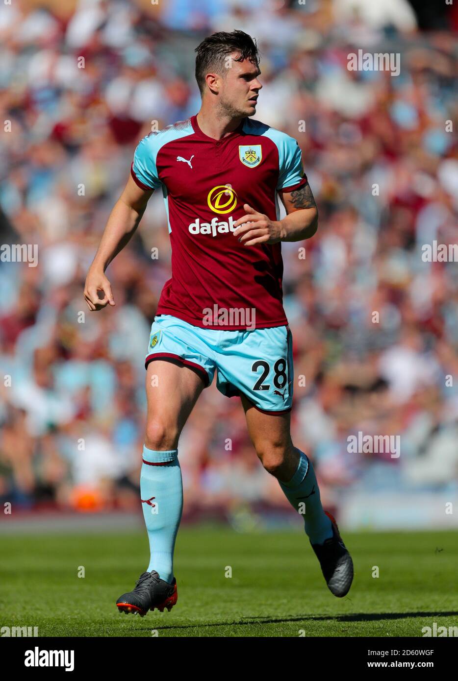 Burnley's Kevin Long Stock Photo - Alamy