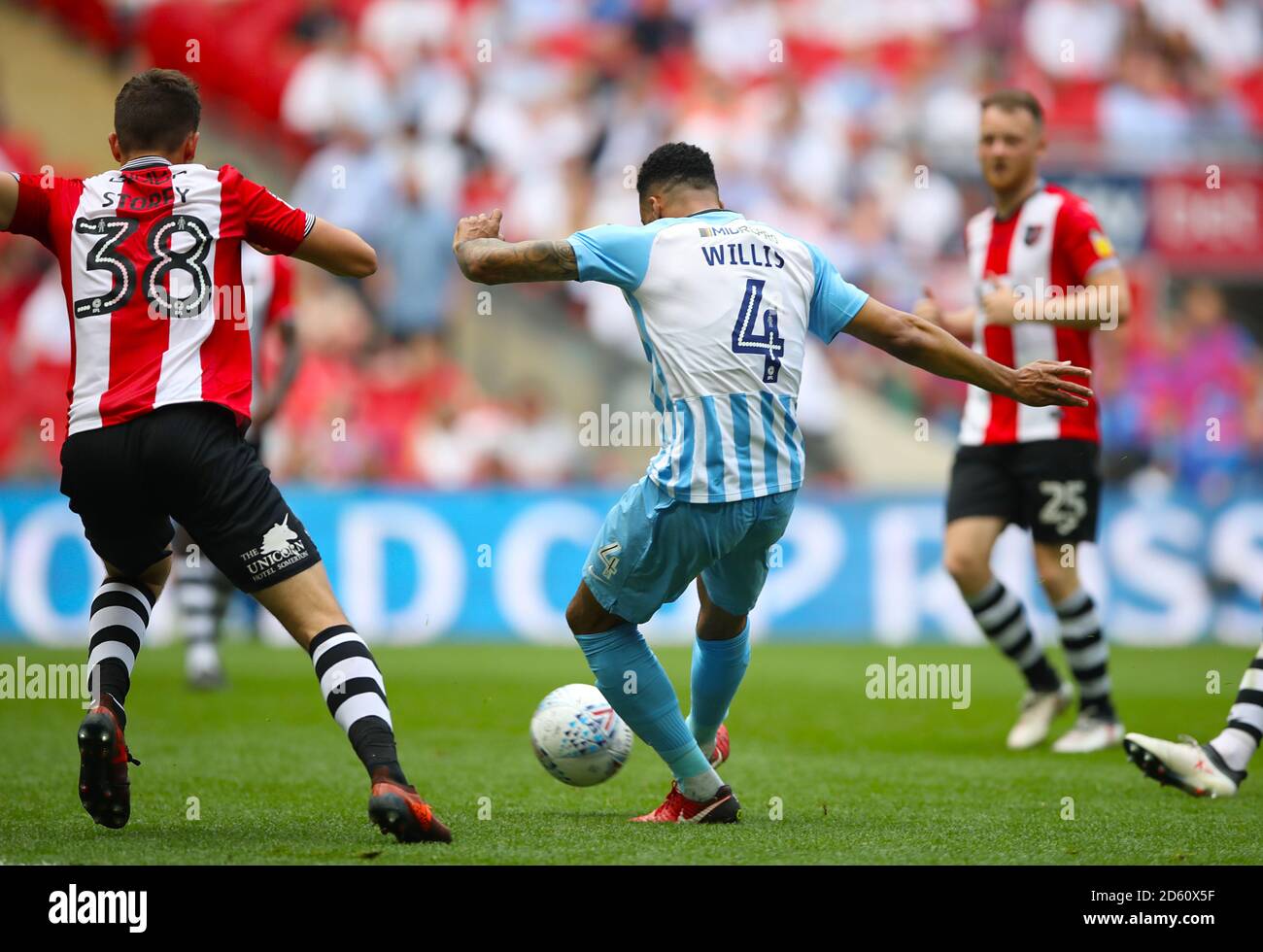 Coventry City's Jordan Willis scores his side's first goal of the game ...
