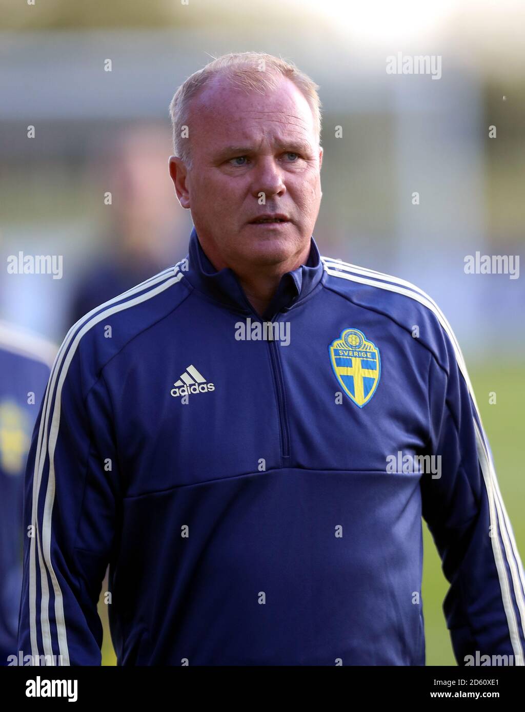 Sweden U17's coach Roger Franzen Stock Photo - Alamy