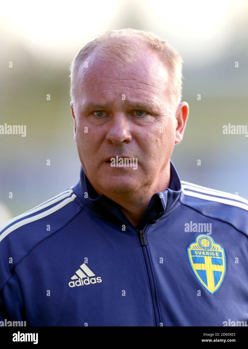 Sweden U17's coach Roger Franzen Stock Photo - Alamy