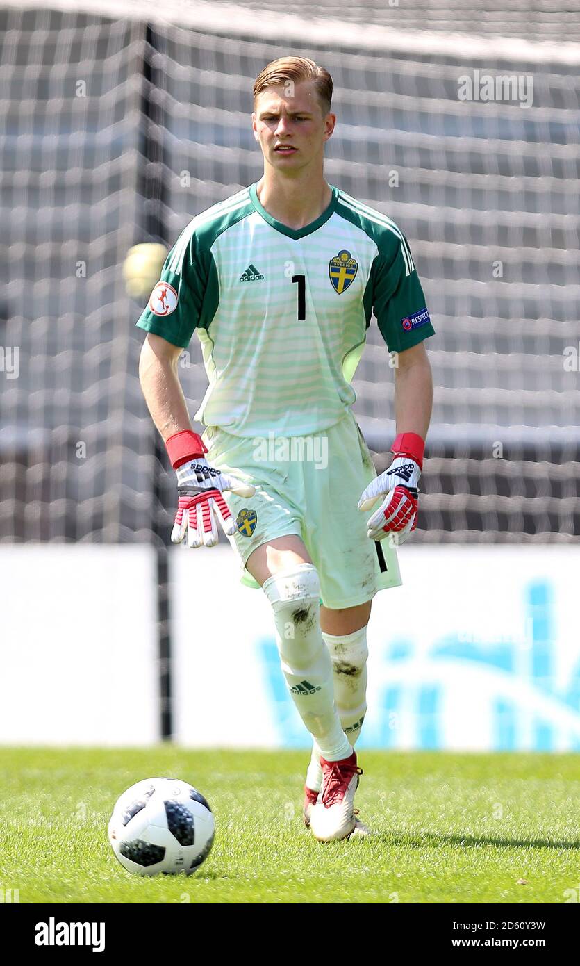 Simon Andersson goalkeeper, Sweden Stock Photo - Alamy