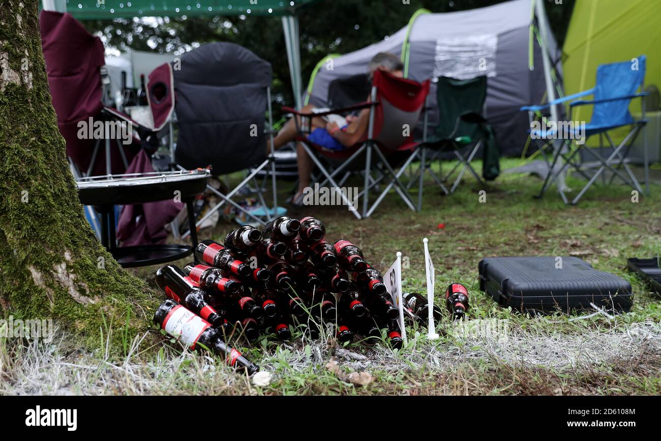 Campsite at Le Mans Stock Photo - Alamy