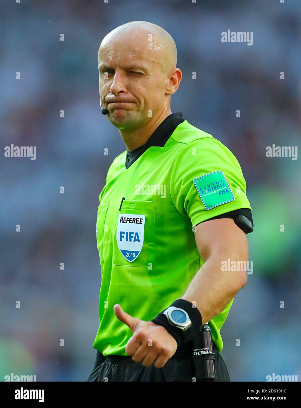 Referee Szymon Marciniak Stock Photo - Alamy