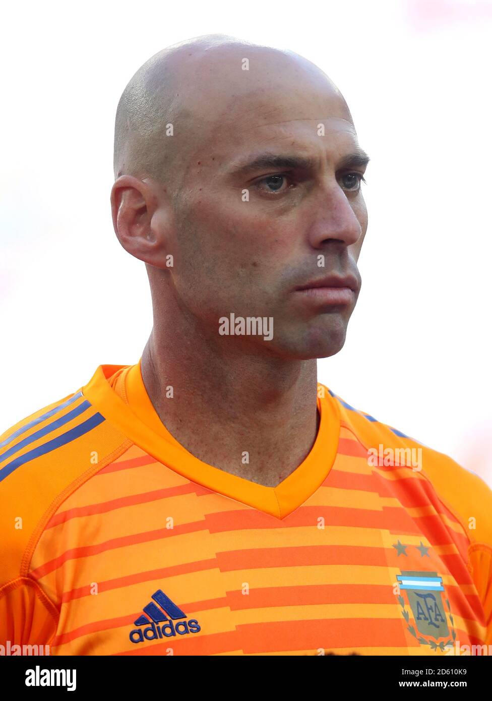 Argentina goalkeeper Willy Caballero Stock Photo - Alamy