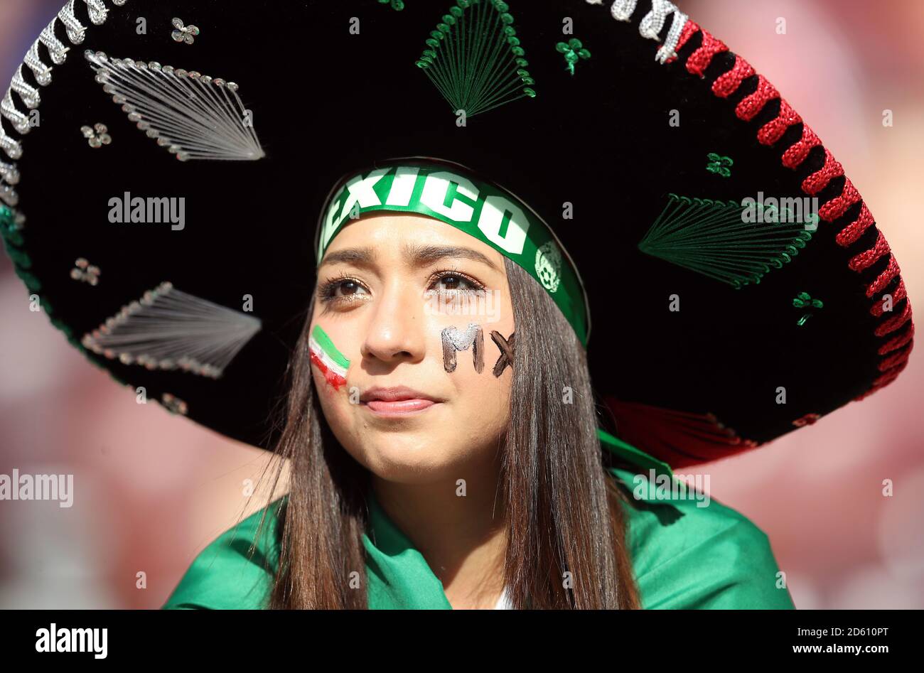 Mexico fan in the stands before the game Stock Photo - Alamy