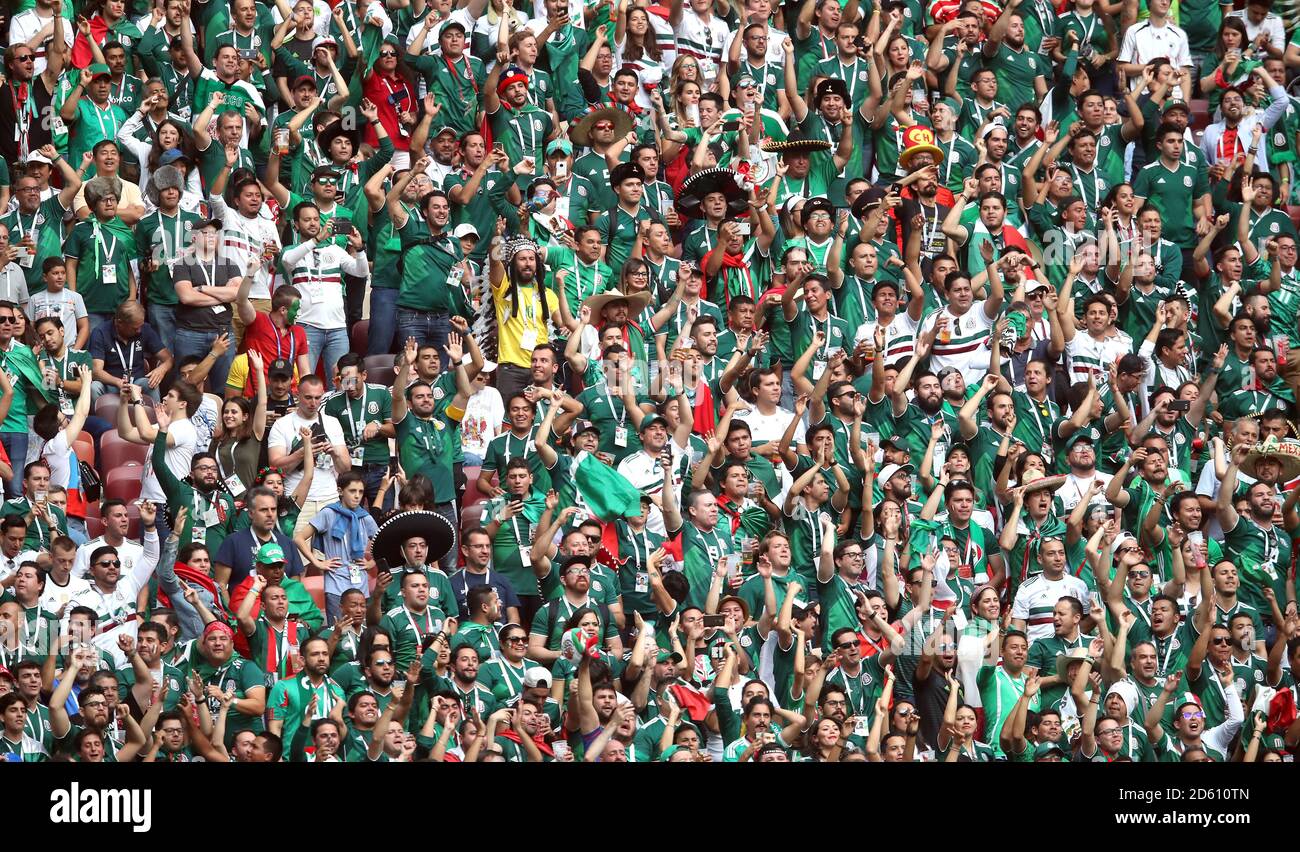 Mexico fans during the game Stock Photo - Alamy