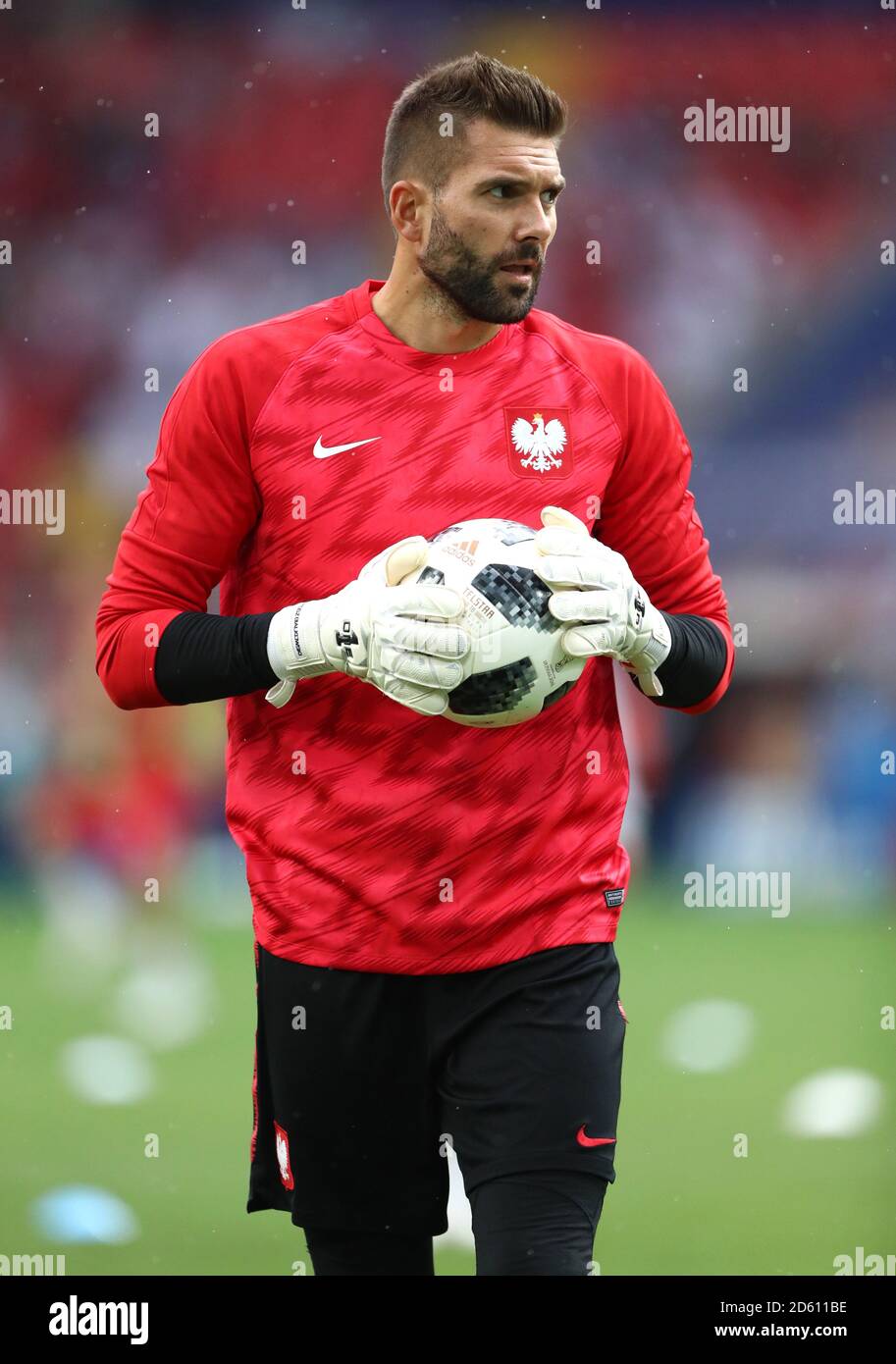 Poland goalkeeper Bartosz Bialkowski Stock Photo - Alamy