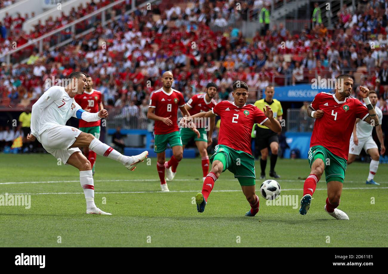 Cristiano ronaldo shot on goal hi-res stock photography and images - Alamy