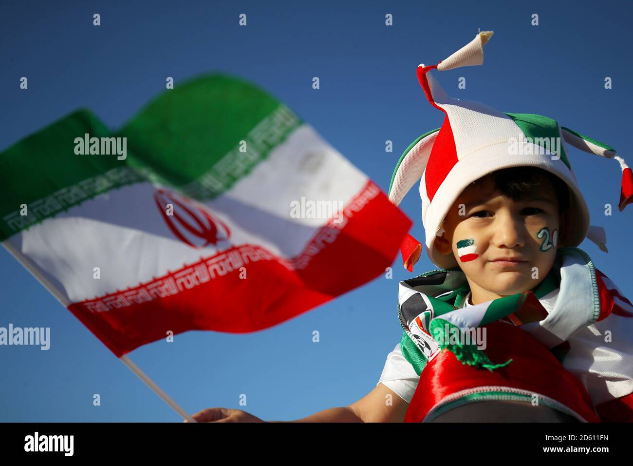 Iran fan with a hi-res stock photography and images - Alamy