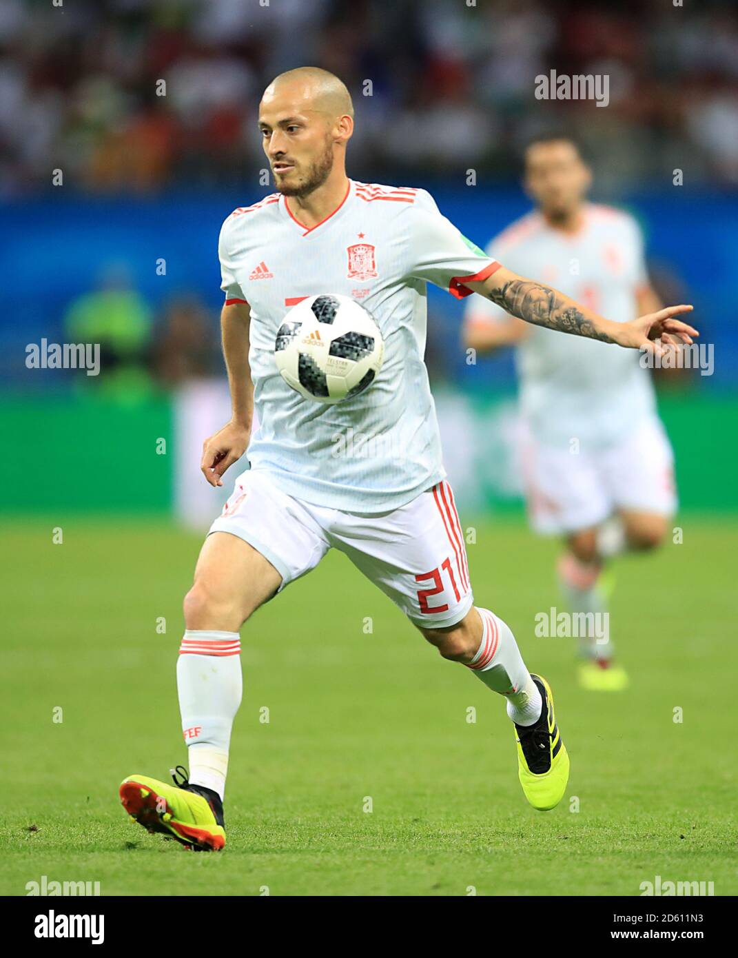 Spain's David Silva Stock Photo - Alamy