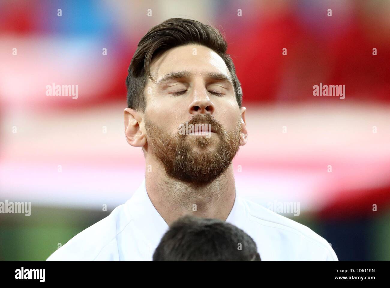 Argentina's Lionel Messi before the game Stock Photo - Alamy