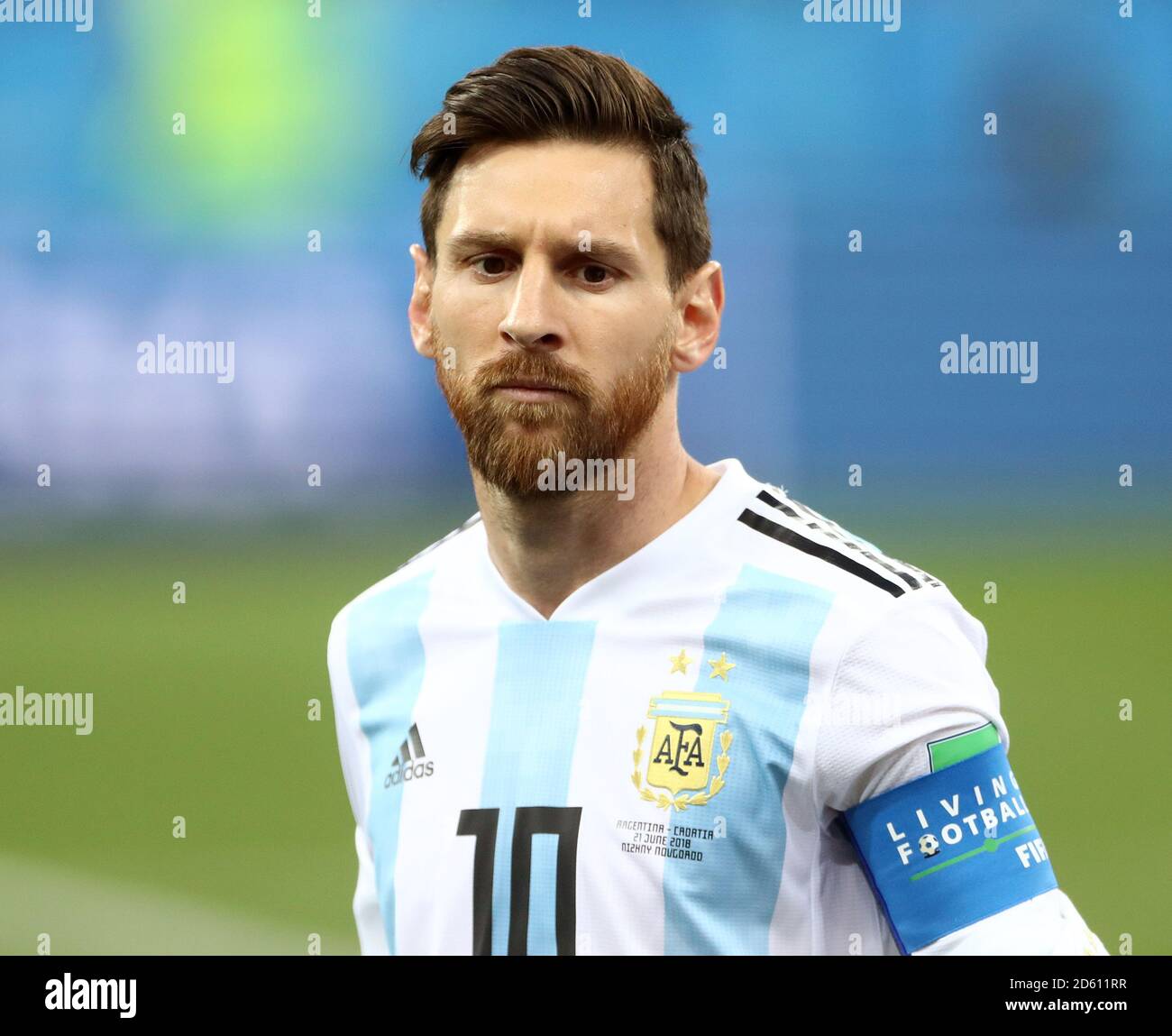 Argentina's Lionel Messi before the game Stock Photo - Alamy