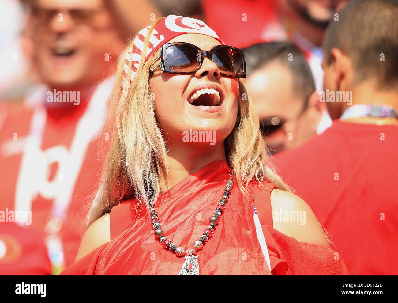Tunisia soccer fans hi-res stock photography and images - Alamy
