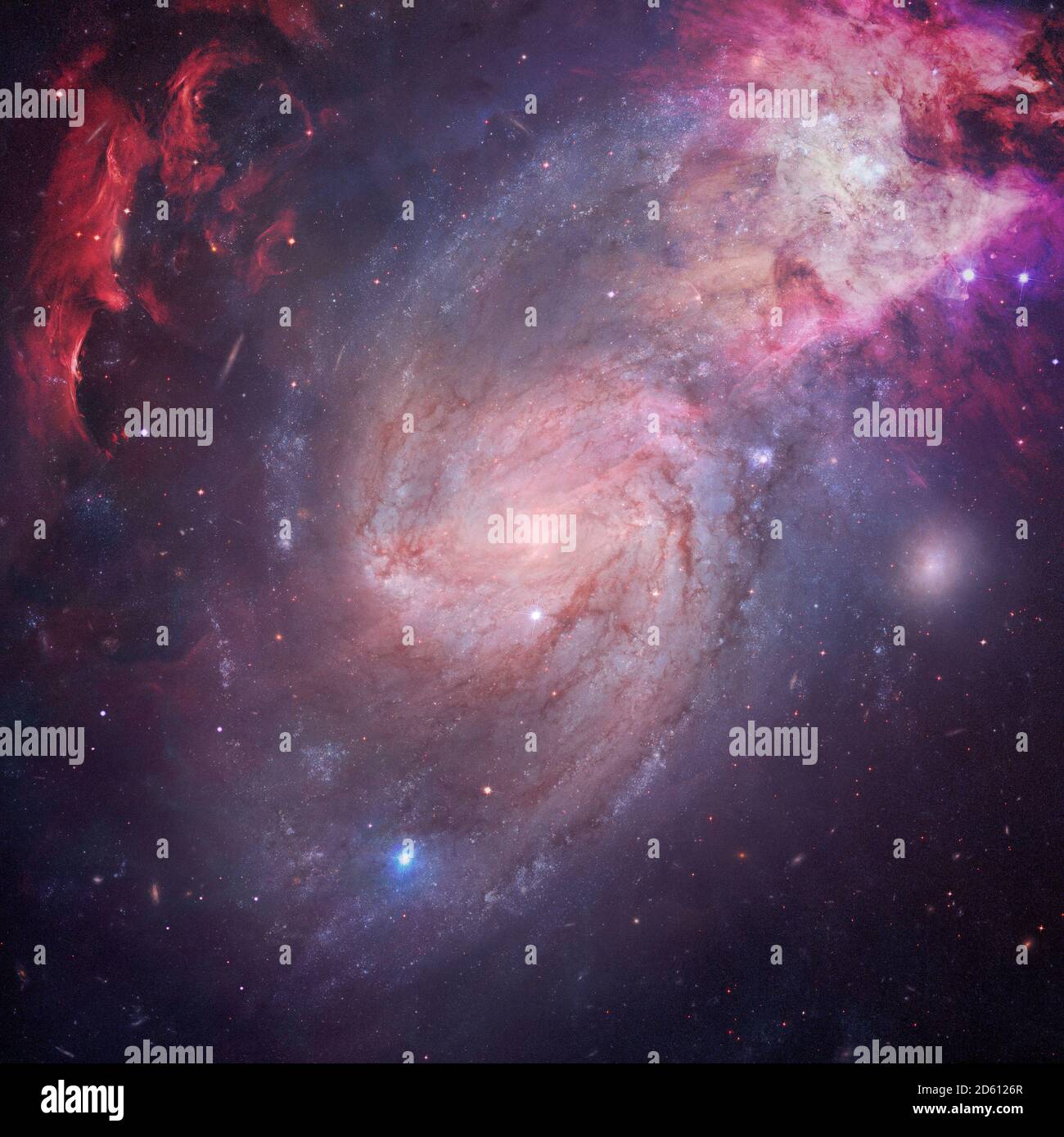 Spiral galaxy. Deep cosmos. Outer space. Elements of this image ...