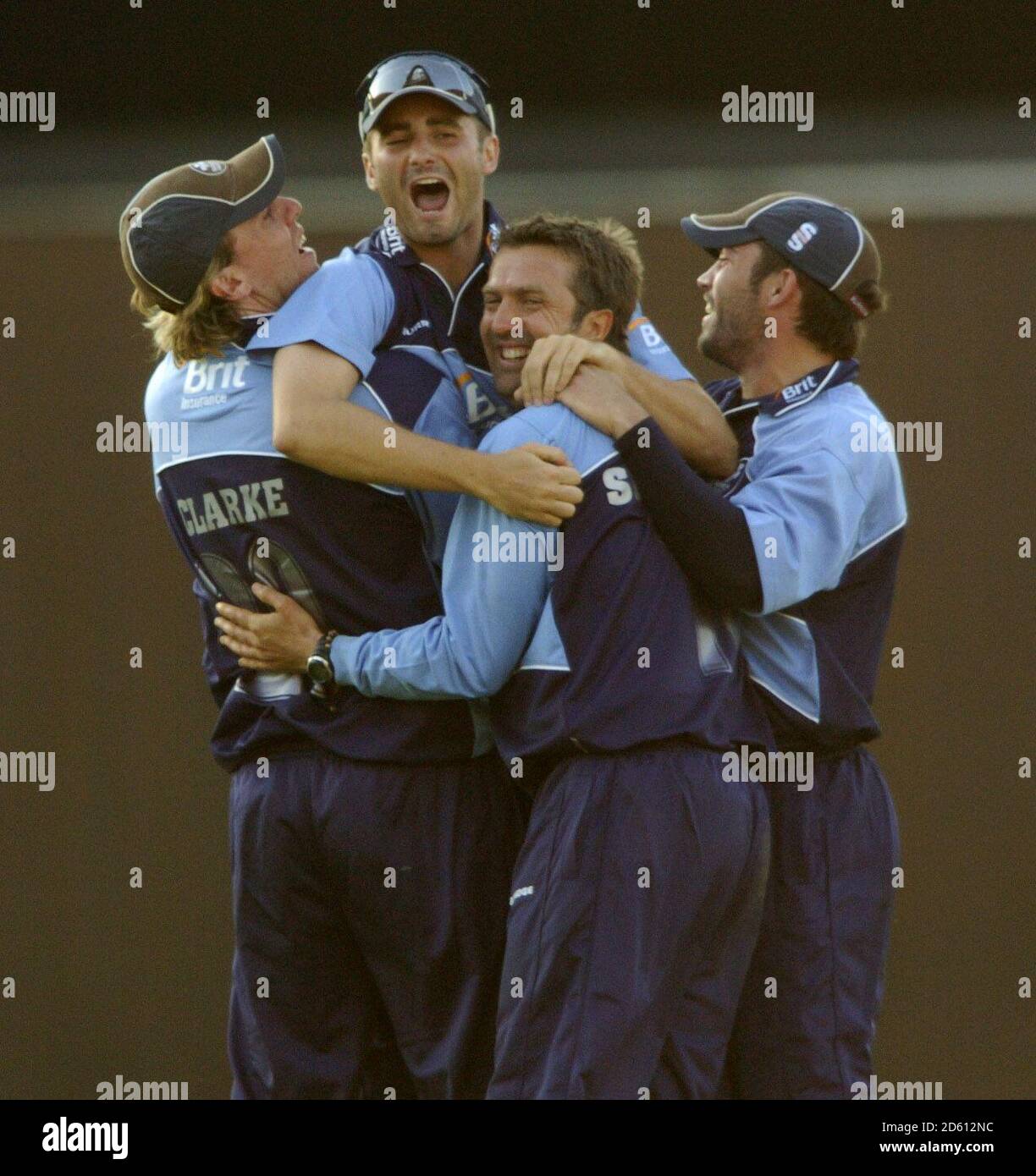Surrey Lions' celebrate victory Stock Photo - Alamy