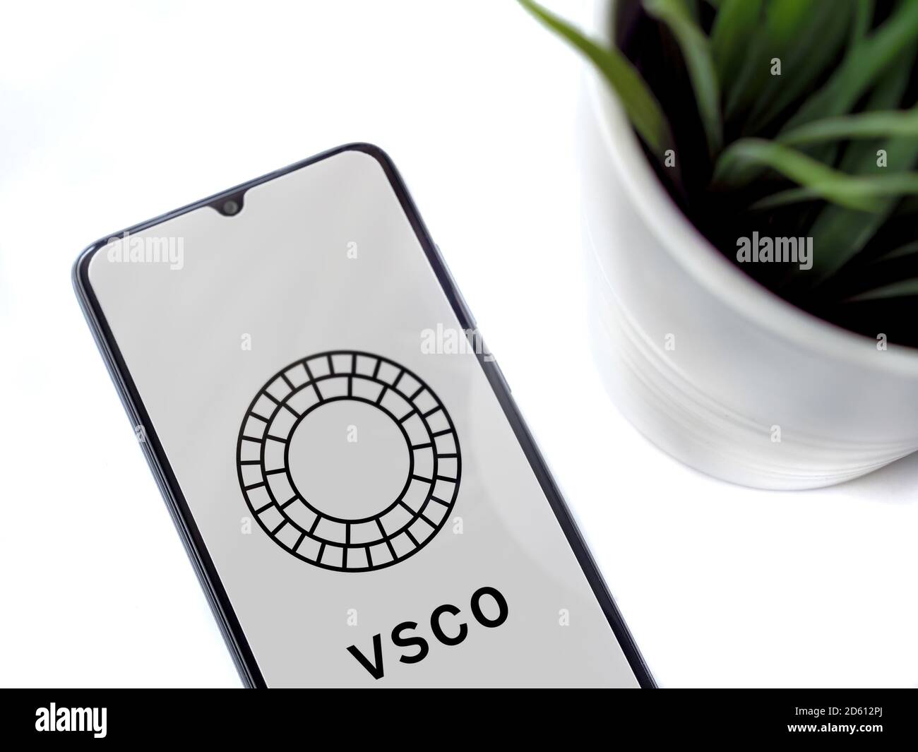 Lod, Israel - July 8, 2020: Modern minimalist office workspace with ...