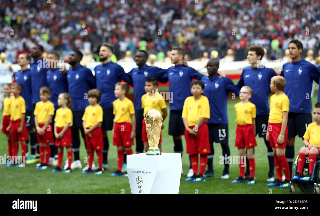 World cup final 2018 trophy hi-res stock photography and images - Alamy