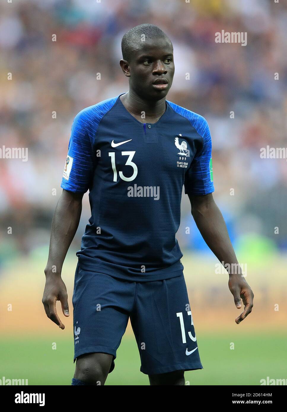 France's N'Golo Kante during the FIFA World Cup 2018 final at the ...
