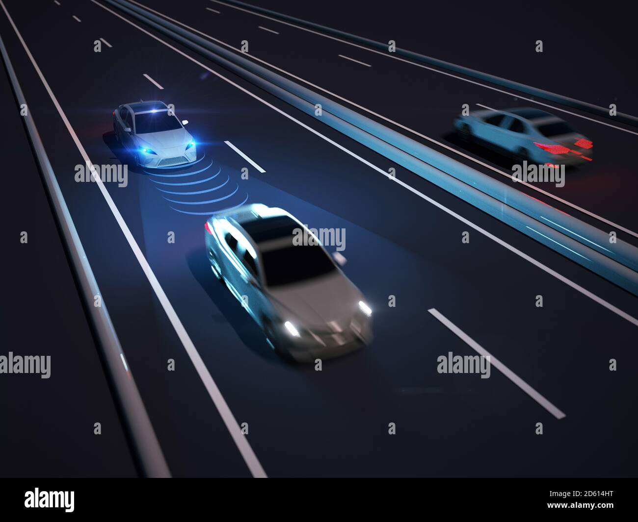 Autonomous Self Driving Vehicle, Driverless Car Stock Photo - Alamy