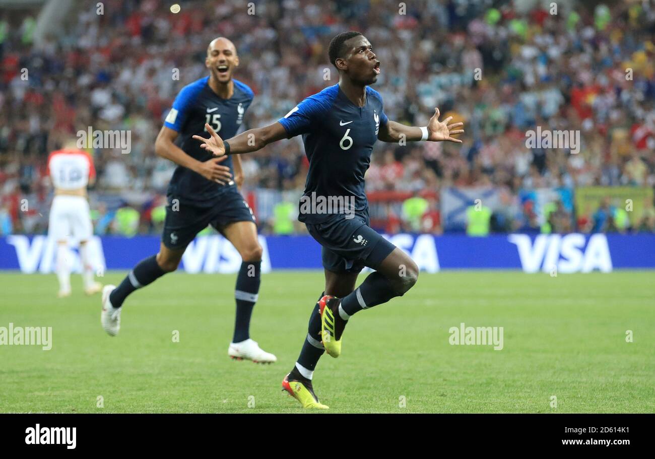 Paul pogba celebrates hi-res stock photography and images - Alamy