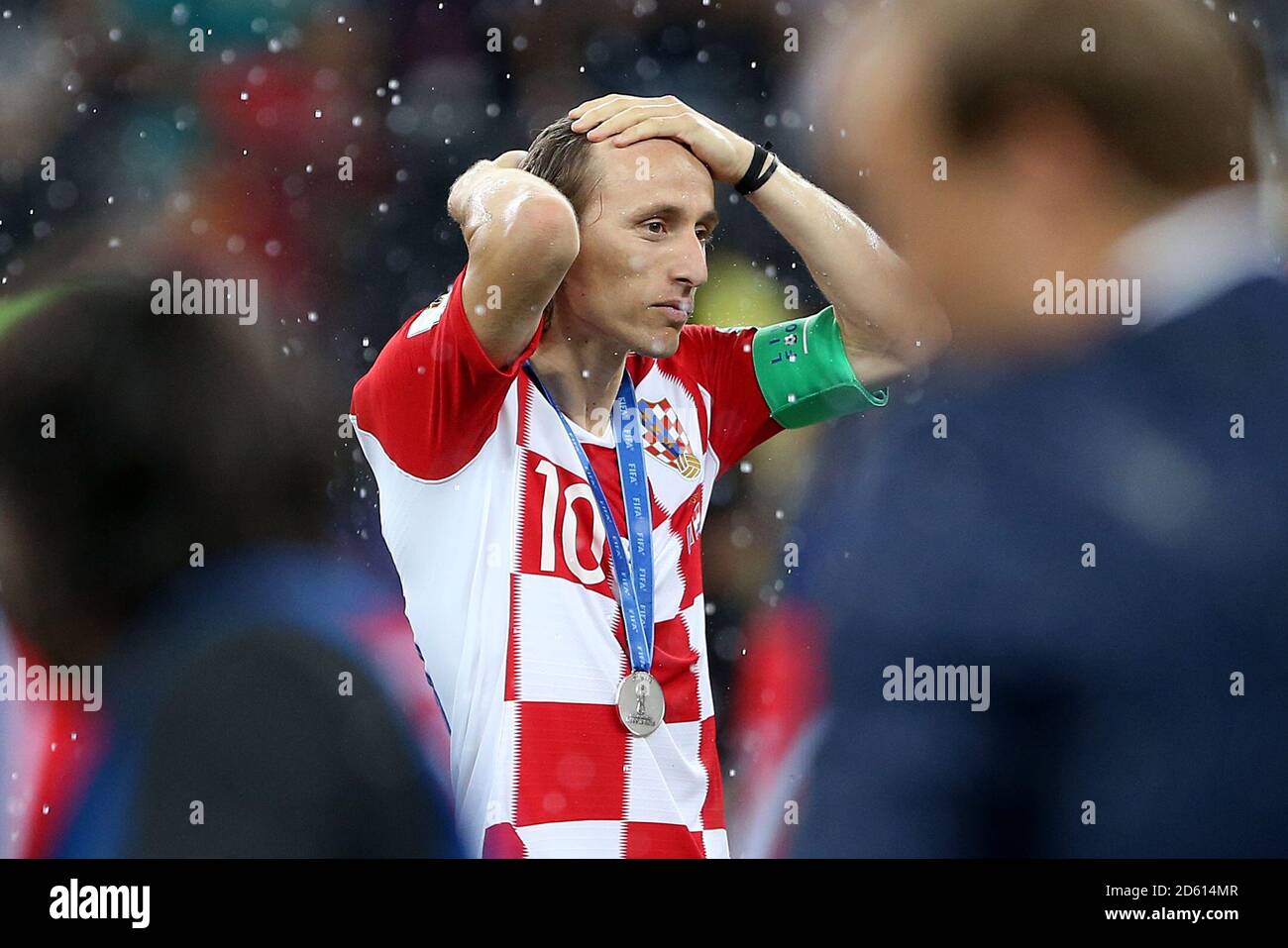 Croatia's Luka Modric looks dejected after the FIFA World Cup 2018 ...