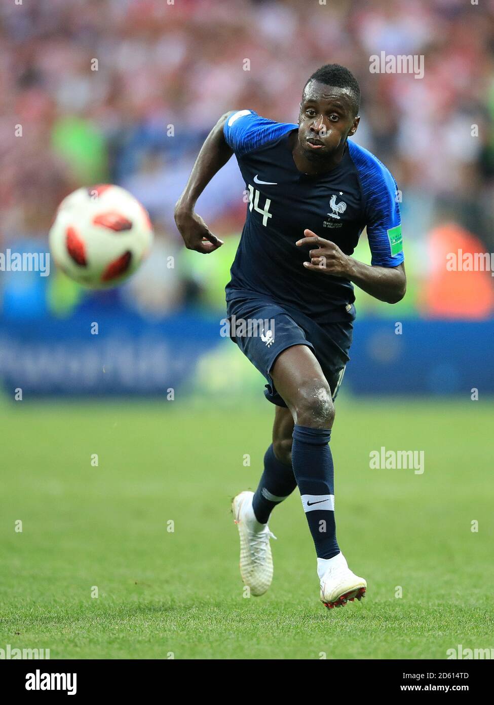 France's Blaise Matuidi during the FIFA World Cup 2018 final at the ...
