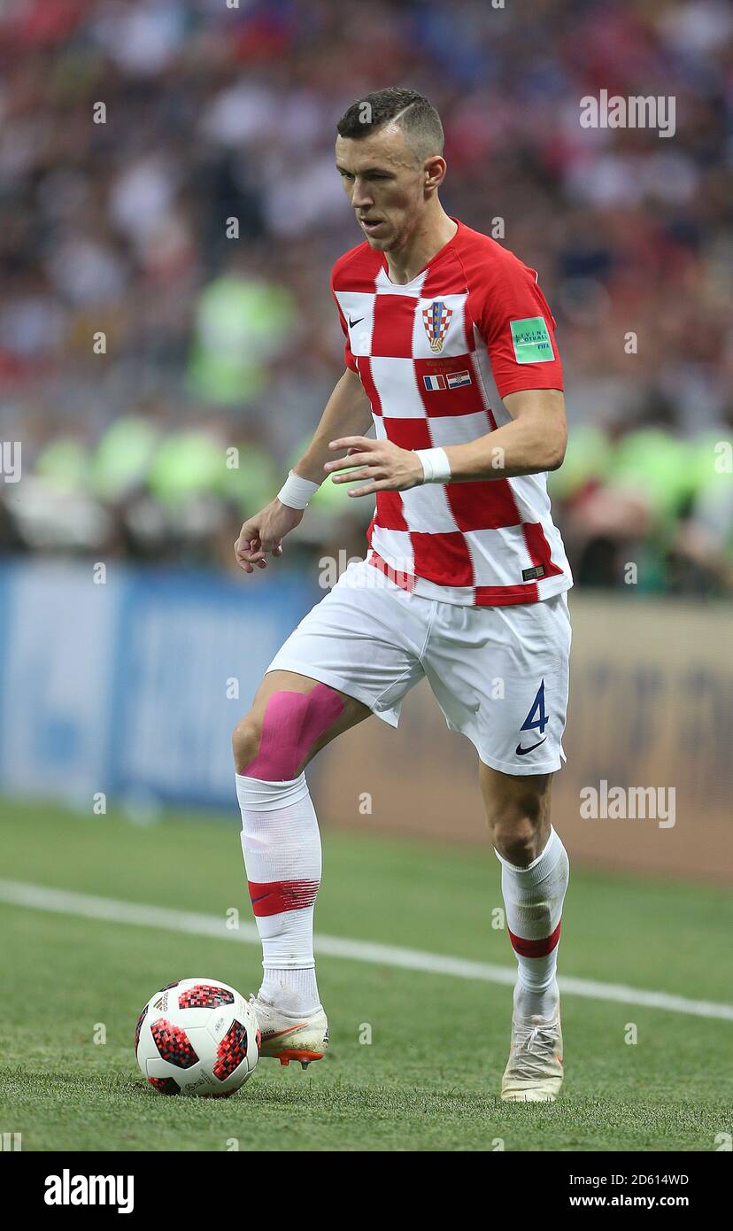Croatia's Ivan Perisic during the FIFA World Cup 2018 final at the ...