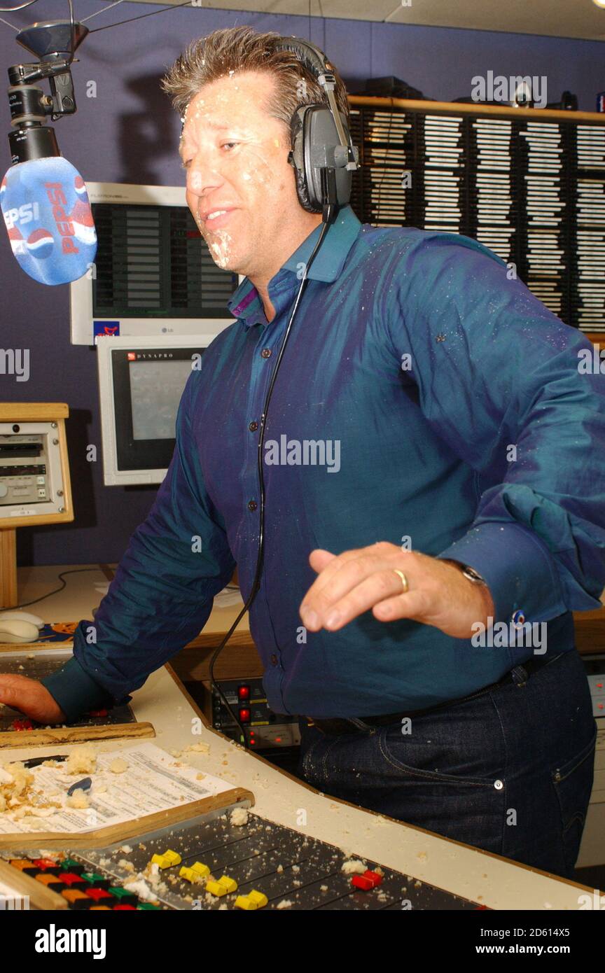 Capital Radio DJ Dr Fox at the Capital Radio studio in London's ...