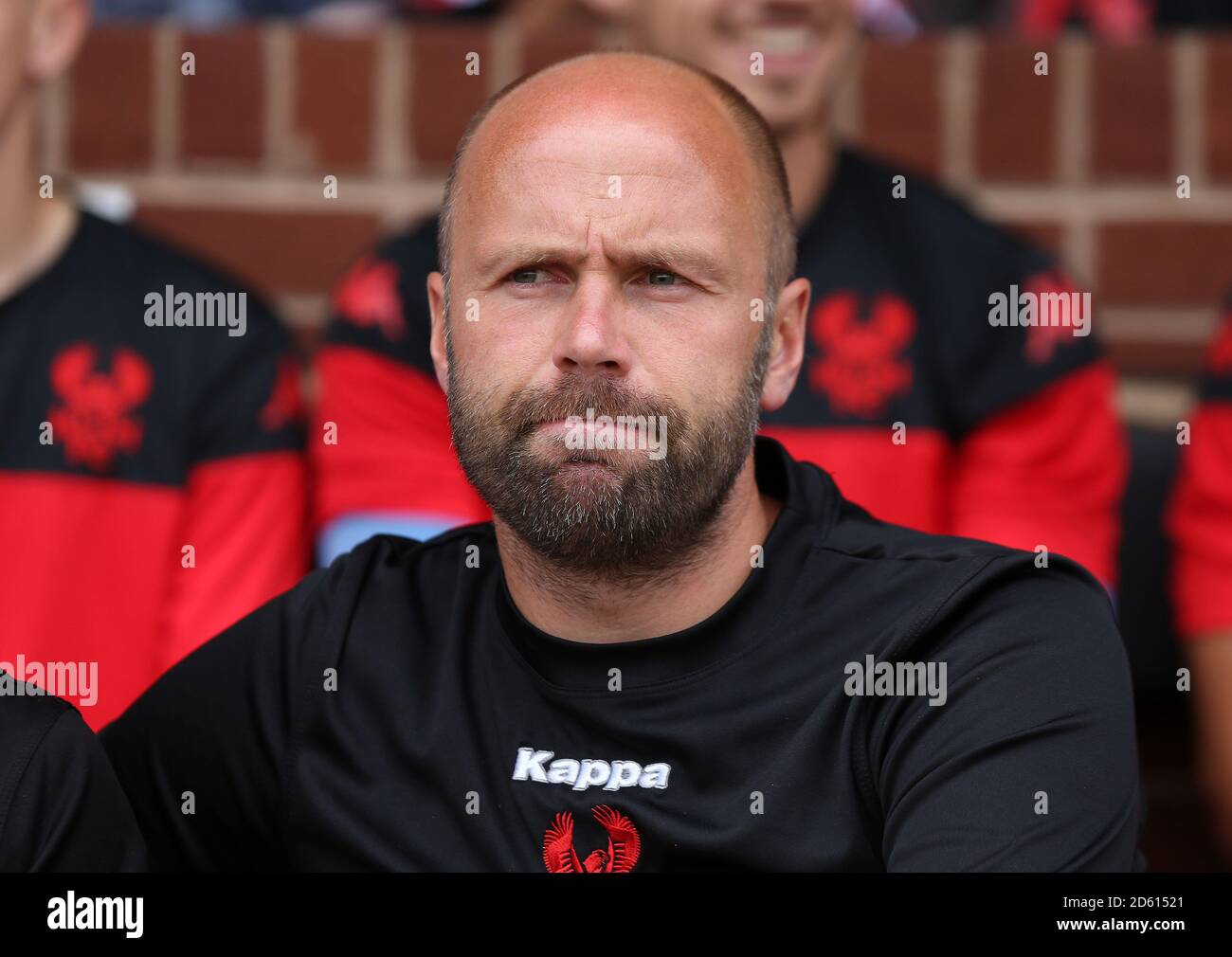 Kidderminster Harriers' manager Neil MacFarlane during the match ...