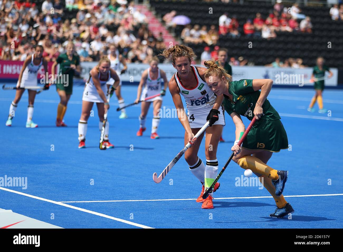 South Africa's Lilian du Plessis and Germany's Janne Muller-Wieland in ...