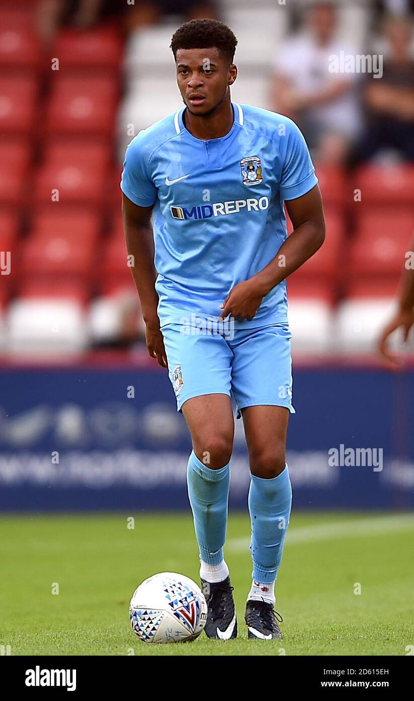 Coventry City's Jordon Thompson Stock Photo - Alamy