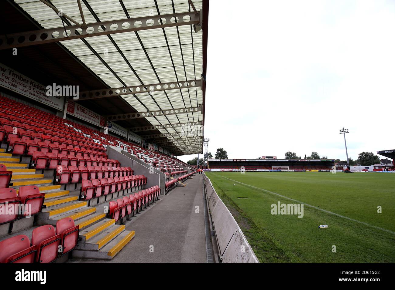General view of Aggborough Stadium Stock Photo - Alamy